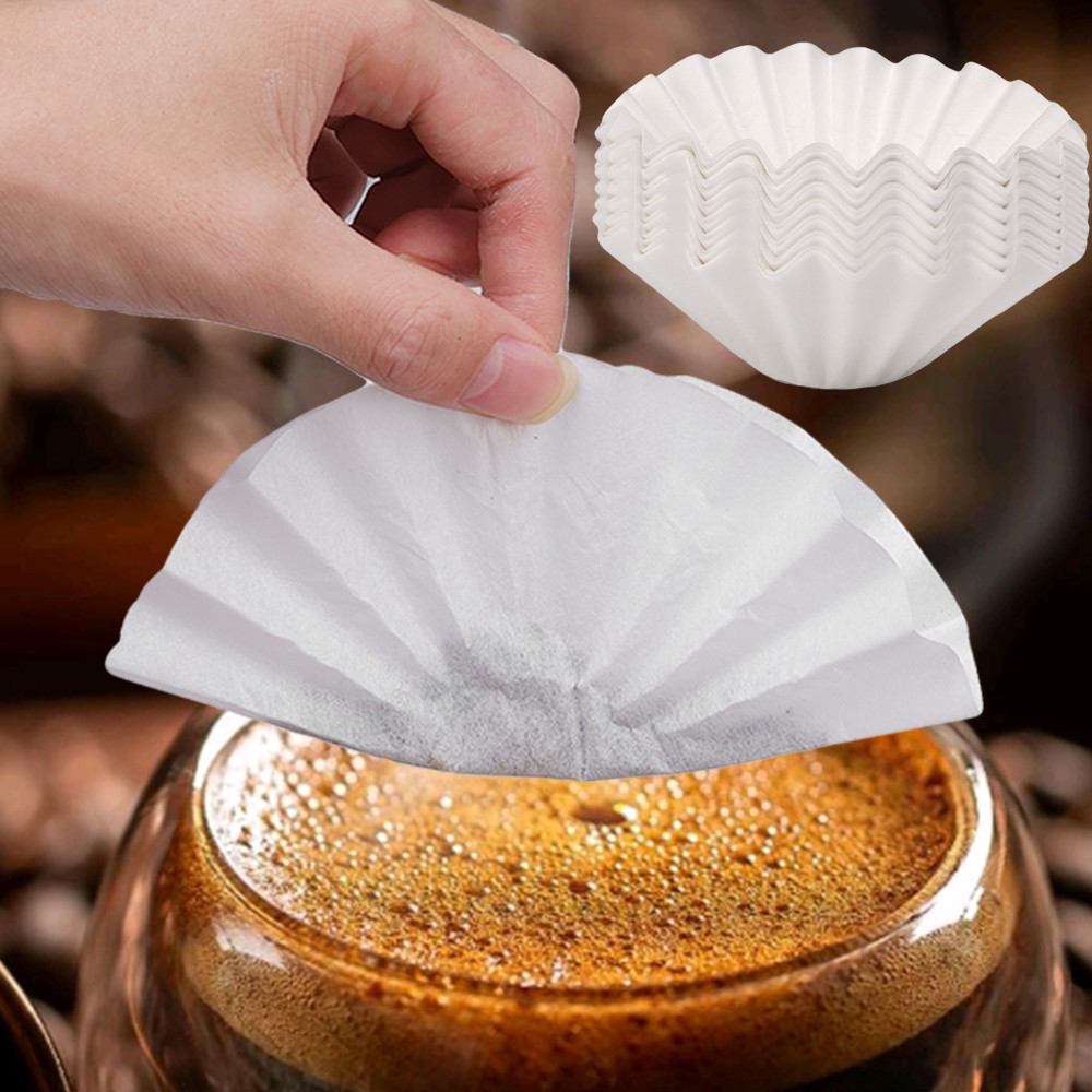 50pcs/Set Cake Cup Paper - Coffee Filter Paper - Disposable - B75 ...