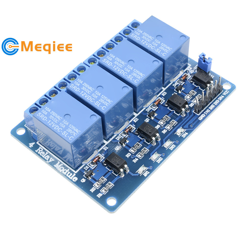 12V 4-way relay optocoupler | Shopee Philippines