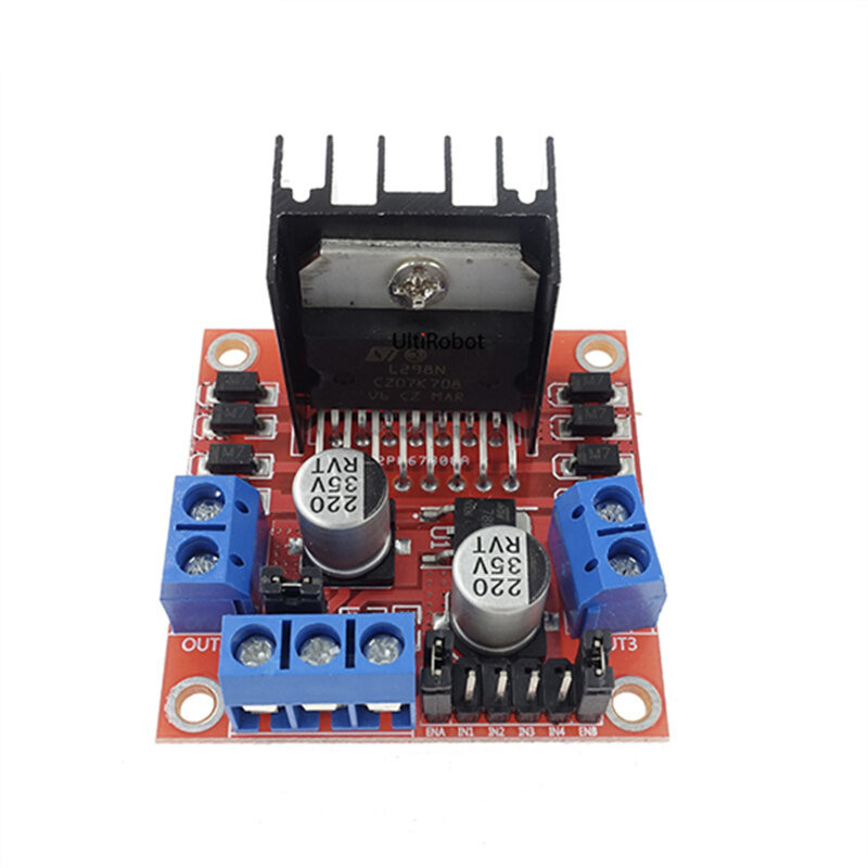L298N driver board module L298 stepper motor smart car robot breadboard ...