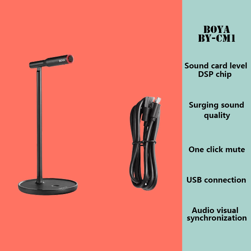 BOYA BY-CM1 Desktop Microphone USB Capacitor Microphone Computer ...