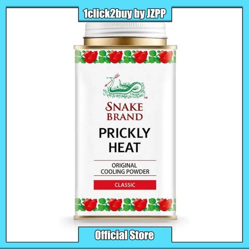 ORIGINAL Snake Brand Prickly Heat Powder 140 Grams (THAILAND) | Shopee ...
