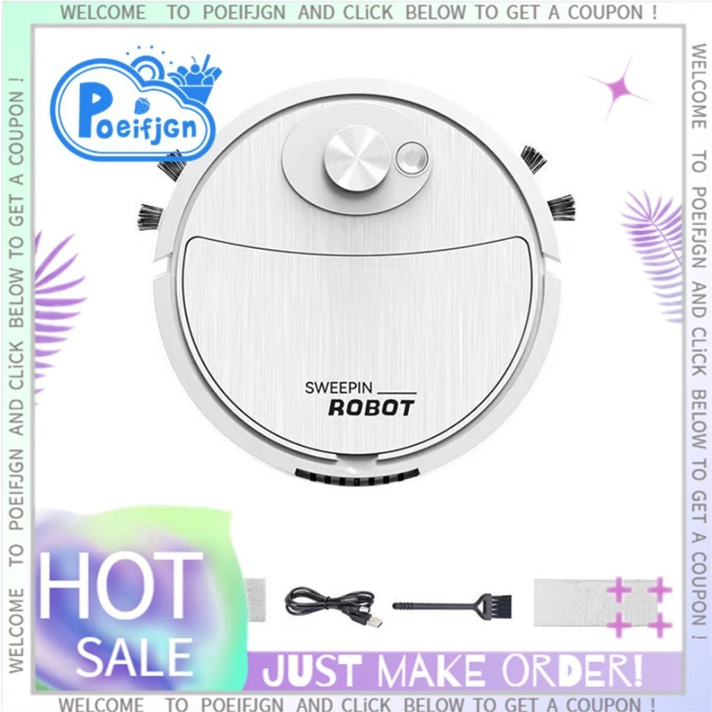 【Poeifjgn】Mini Cleaning Sweeping Robot Automatic Vacuum Robot Ultra ...