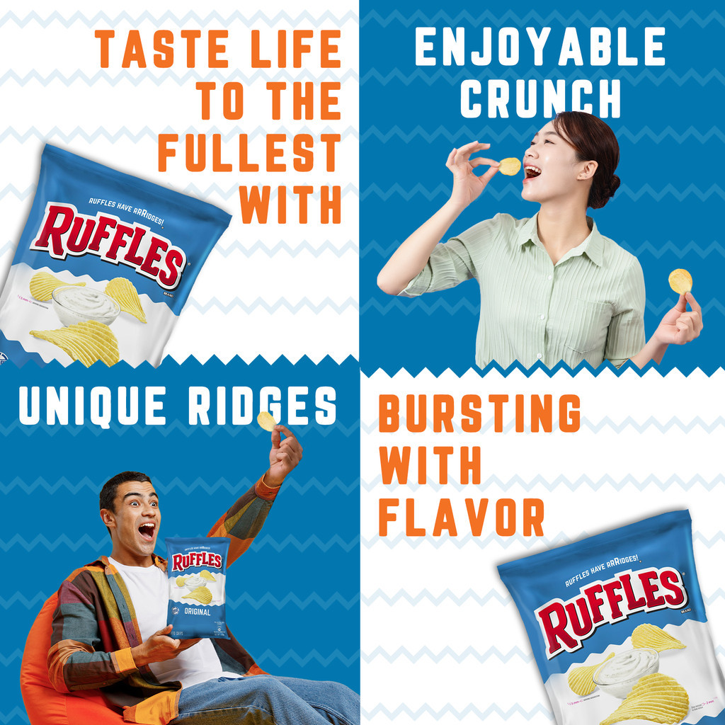 Ruffles Original Potato Chip 170g | Shopee Philippines