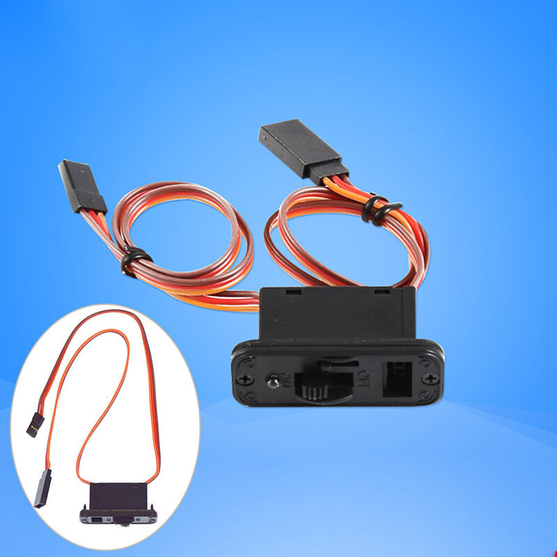 GG+FUYU RC Switch With LED Connectors for JR Futaba Battery Motor ESC ...