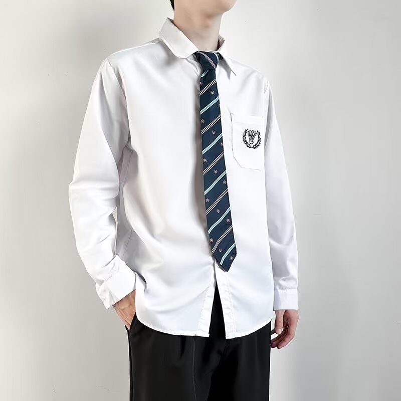 Cabin Fashion School English Style Student DK Uniform Long Sleeve White ...