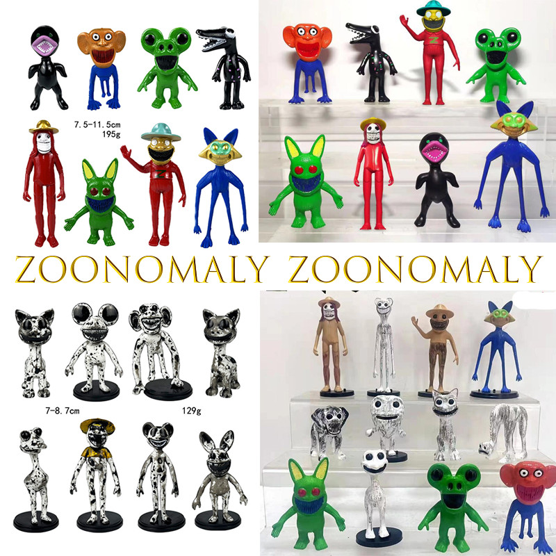 2024 Zoonomaly Action Figure Set Movable Toys Model Dolls Figurine ...