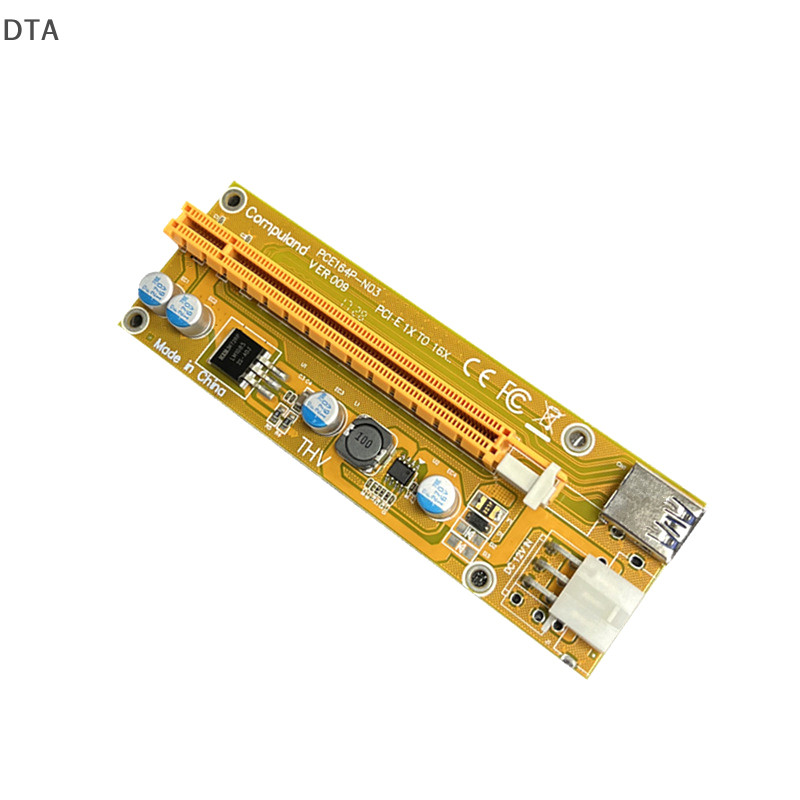 DTA Newest VER009 USB 3.0 PCI-E Riser VER 009S Express 1X 4x 8x 16x ...