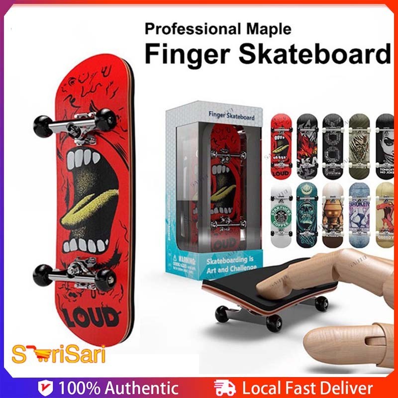 Mini Fingerboard Set Adults Teenager Kids Finger Skateboards Park Toy ...