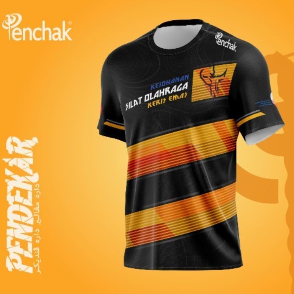 2024 fashion Silat Shirt - Keris Gold Sports Silat Championship Tshirt ...