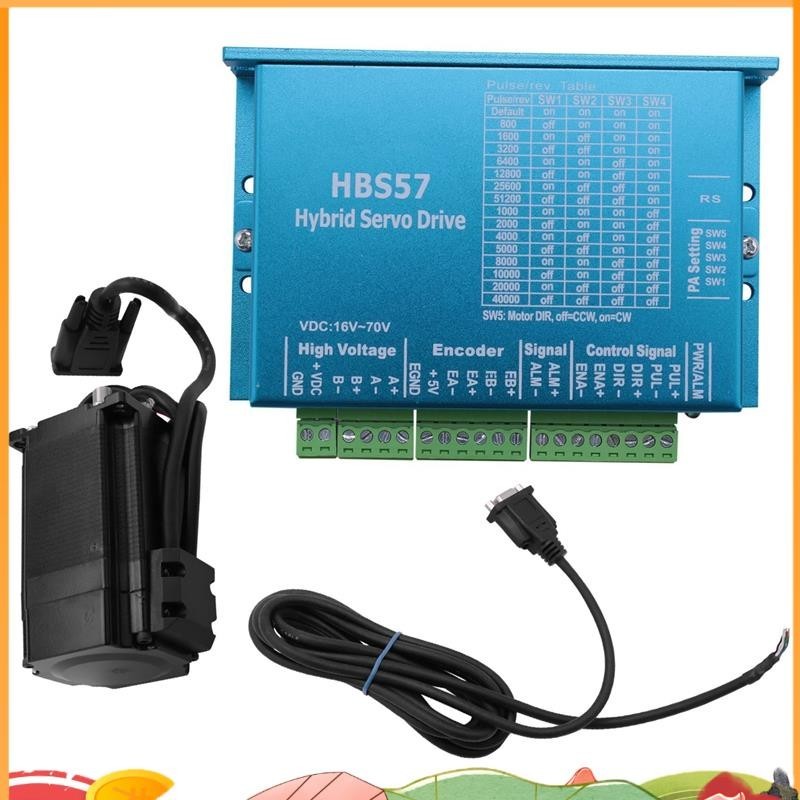 23 Stepper Motor Driver 2.2Nm Servo Motor 57HSE2.2N+for HBS57 Closed ...