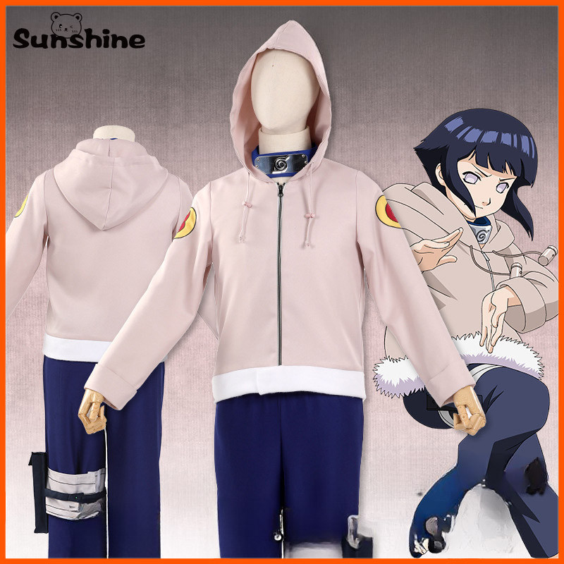 Anime Hyuga Hinata Cosplay Costume Jacket Pants Outfits Halloween Party ...