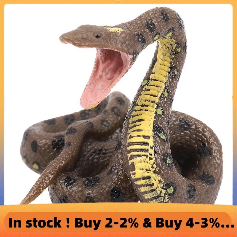 (V P K A)Children'S Toy Snake Model Simulation Reptile Giant Python Big ...