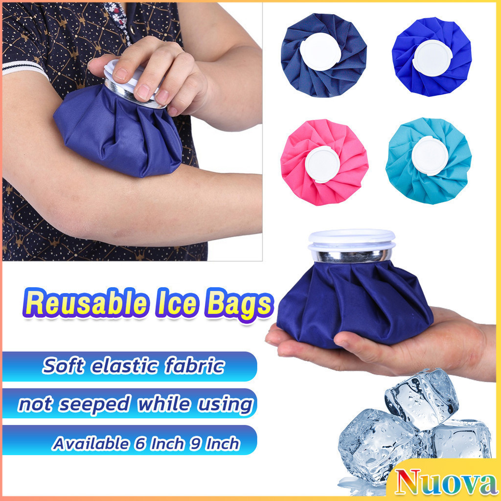 Nva 6-Inch Reusable Ice Bag Medical Hot Water Pack for Pain Relief ...