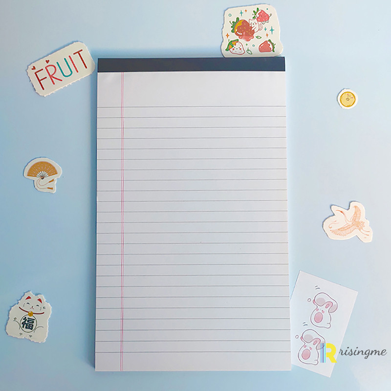 [Risingme] Tearable Legal Pad Office Supplies Ink-proof Tear-off Pages ...