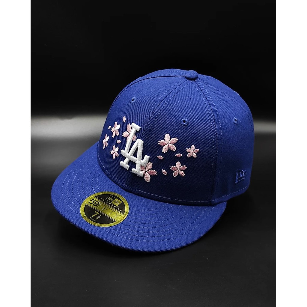 Inventory Ready MLB Los Angeles Dodgers Cherry Blossom Fitted Cap Non ...