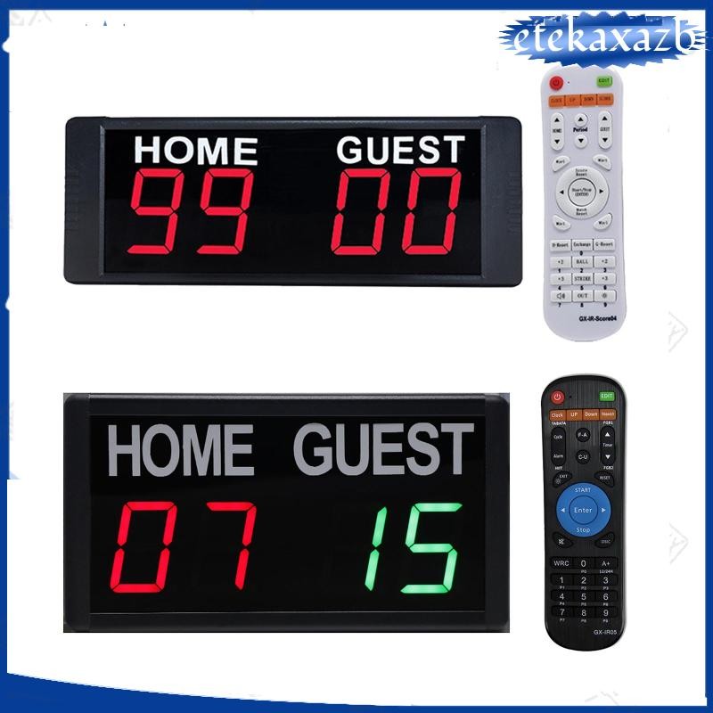 [etekaxazb] Wall Mounted Electronic Digital Scoreboard for Basketball ...