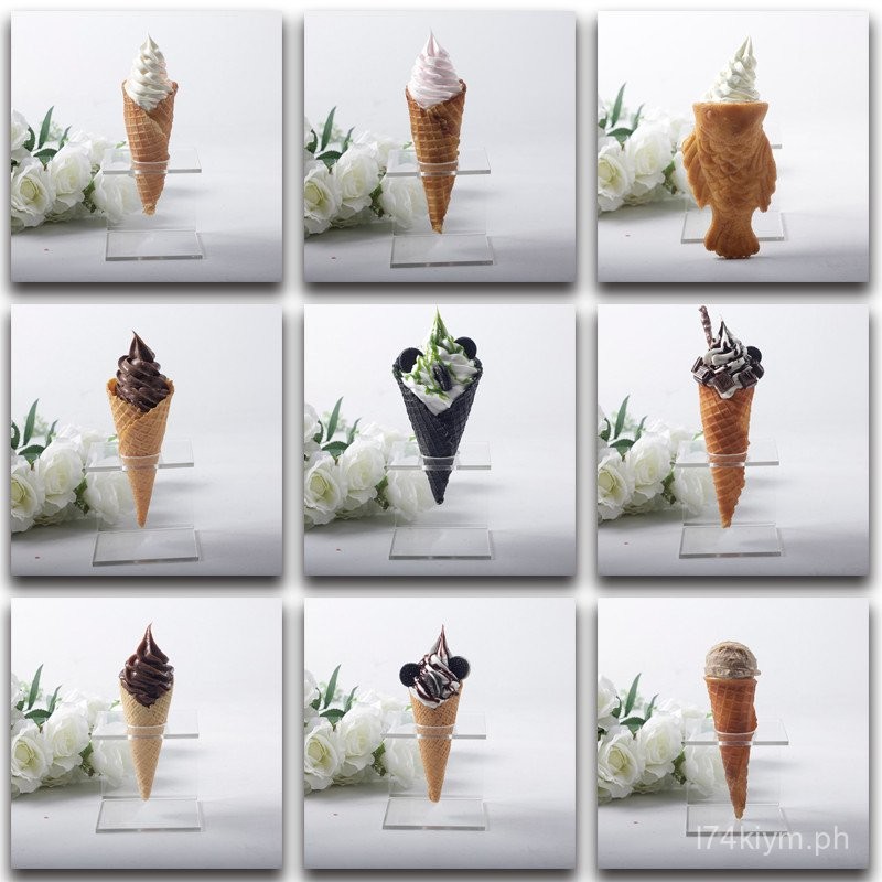 Simulation Ice Cream Model Cone Ice Cream Cone Ice Cream Giant Crunch ...