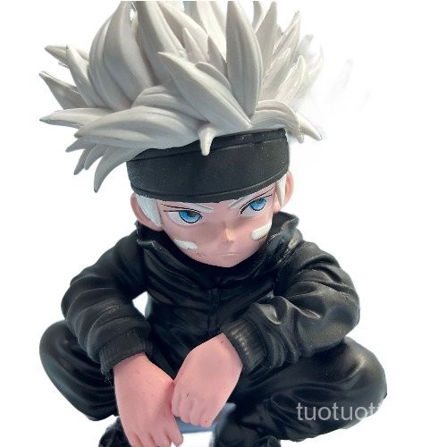 16CM Jujutsu Kaisen Anime Jujutsu Q Version Gojo Satoru Squatting Gojo ...