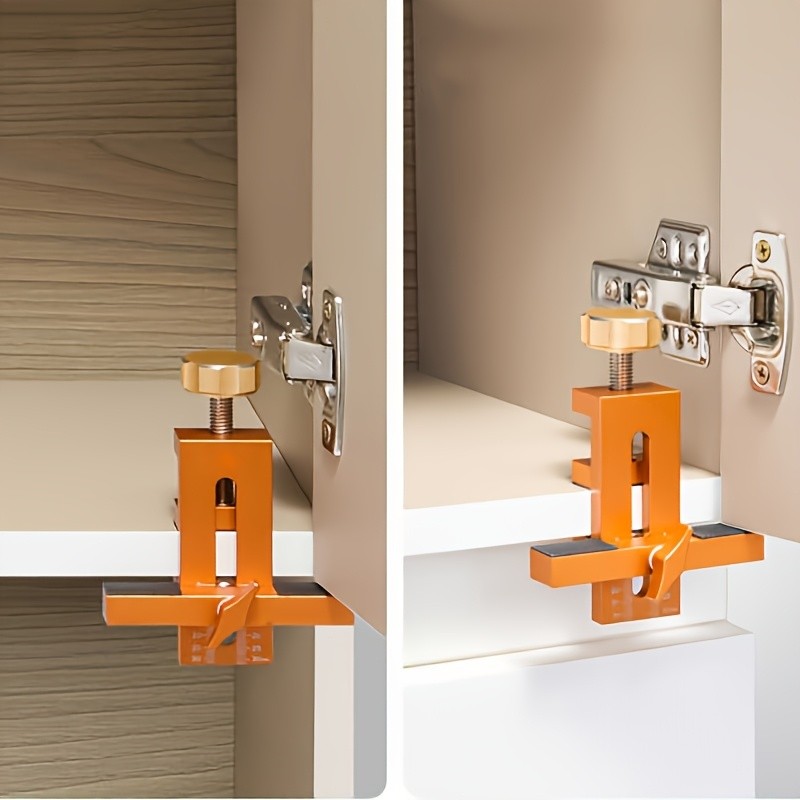 Adjustable Cabinet Door Mounting Jig with Support Arm and Clamp - Easy ...