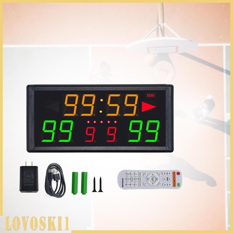 [Lovoski1] Digital Scoreboard Score Clock Basketball Volleyball ...