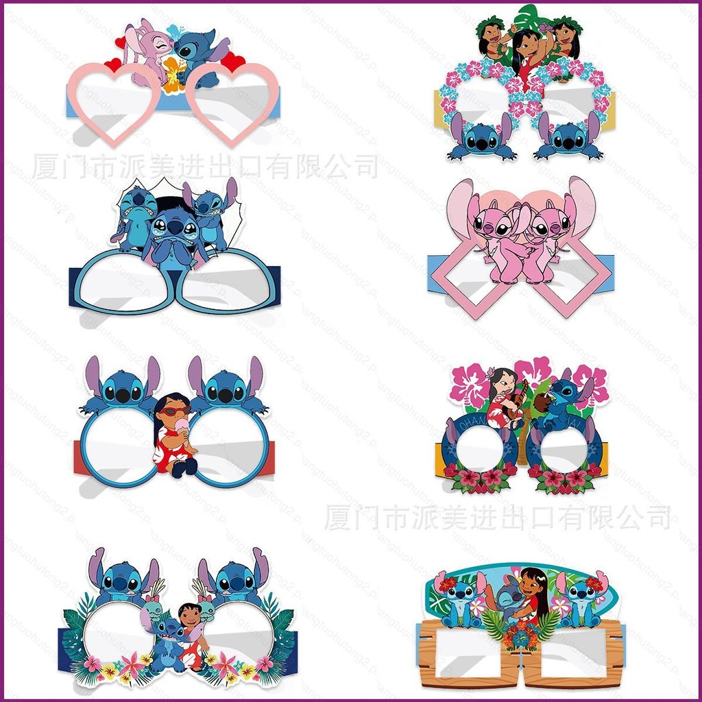 Trend 8pcs Stitch Themed Birthday Party Decorations Funny Childrens ...
