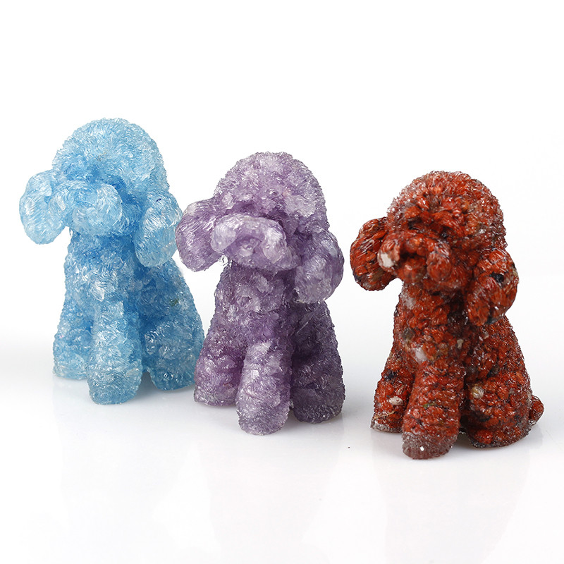 Natural Crystal Gravel Epoxy Resin Crafts Resin Desktop Ornaments ...