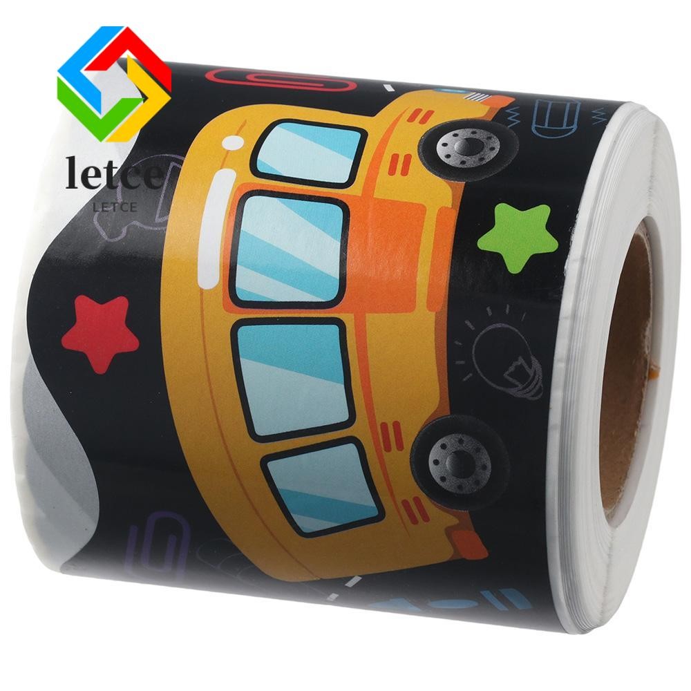 LETCE Border Trim, Self Adhesive Bus Bulletin Board, 68Ft Backpacks ...