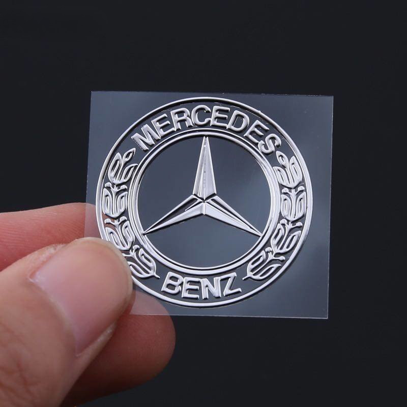 1pcs Car Decoration Aluminum Sticker Car Interior Decal for Mercedes ...