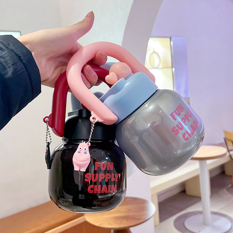 Large Capacity Portable Kettle, High Value Straw Big Belly Cup ...