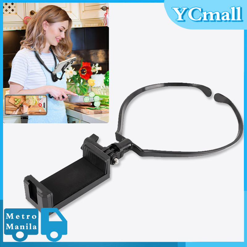 Hands Free Phone Mount Wearable Smartphone Holder Neck Mobile Phone ...