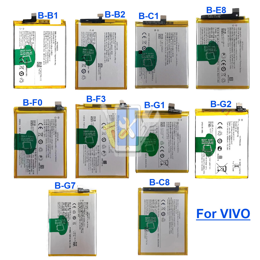 For VIVO B-B1 B-B2 B-C1 B-C8 B-E8 B-F0 B-F3 B-G1 B-G2 B-G7 Battery ...
