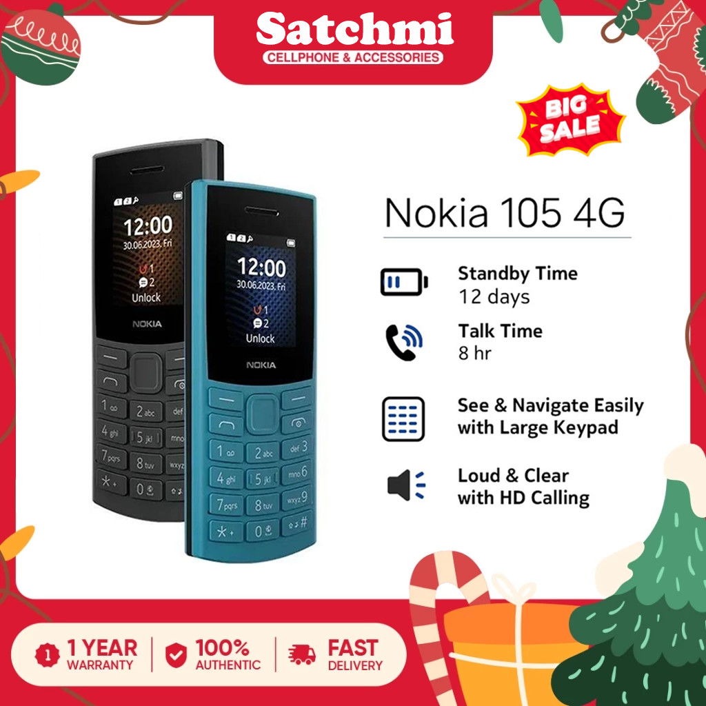 Keypad Phone 4G Basic Phone 1.8'' Screen Dual Sim 1450mAh Durable ...