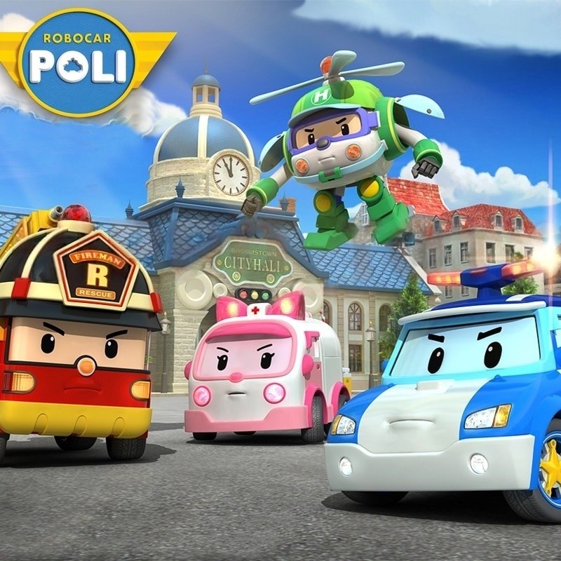 Robocar Poli Robot Toys Transform Into A Car Developmental For Children ...