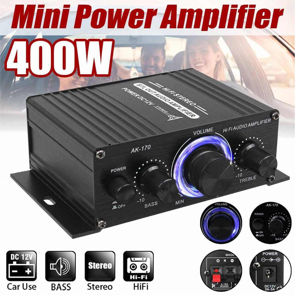 AK170/AK270 Audio Power Amplifier, Support AUX Mini HIFI Power ...