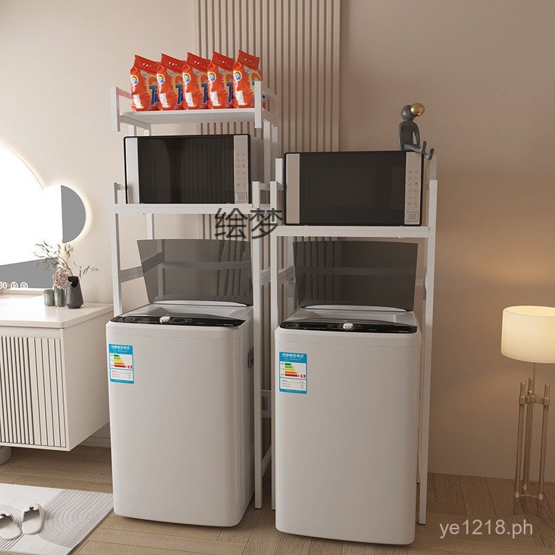 Flip-top Bathroom Freezer Storage Adjustable Shelf with Storage for ...