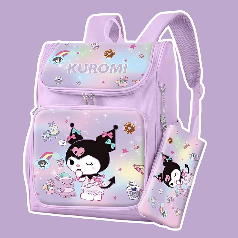 Kawaii Sanrio Backpack Kuromi Cinnamoroll Large Capacity Student Bag ...