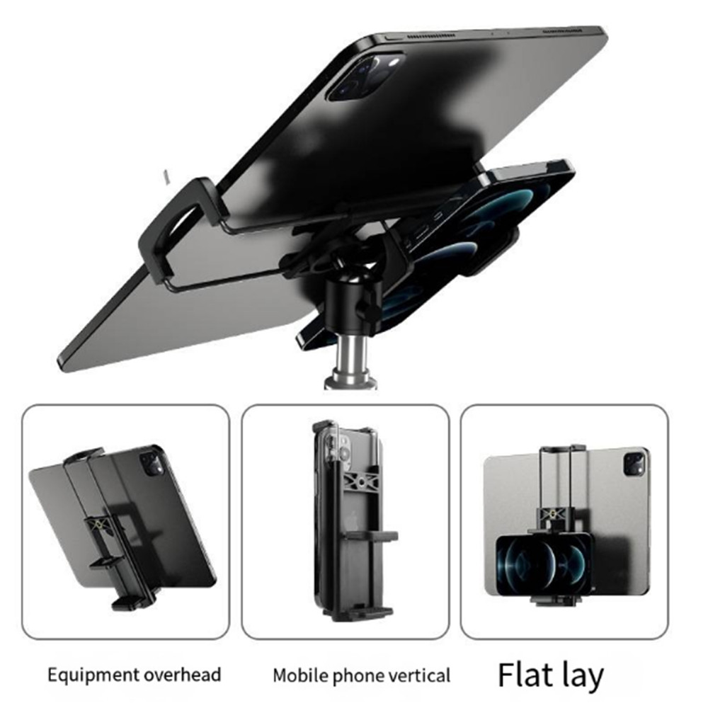 Cell Phone Live Stands Tripod Cell Phone Clamp Tablet Clamp Dual ...