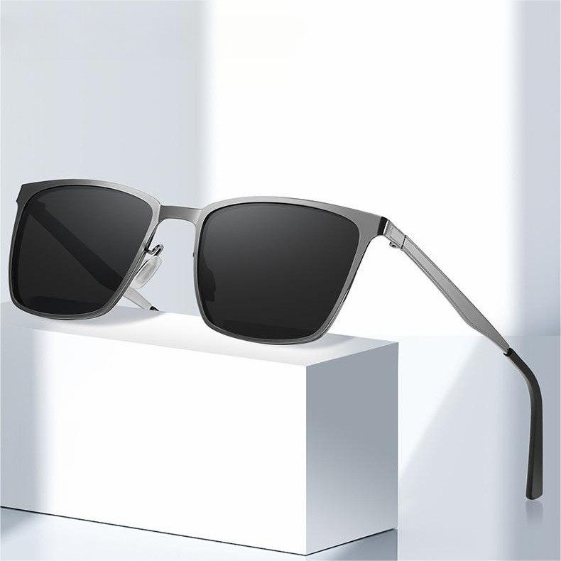 New framed polarized sunglasses for men drivers driving sun-proof retro ...