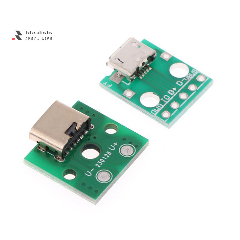 Idealists 1pcs Micro USB Type-C Female Connector Jack Charging Port ...