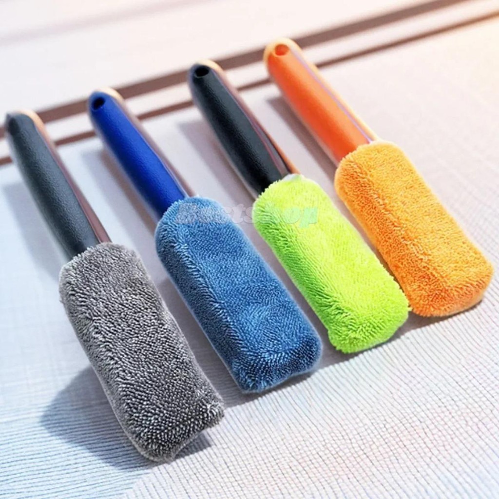 Car Wash Portable Microfiber Wheel Tire Rim Brush Car Wheel Wash ...