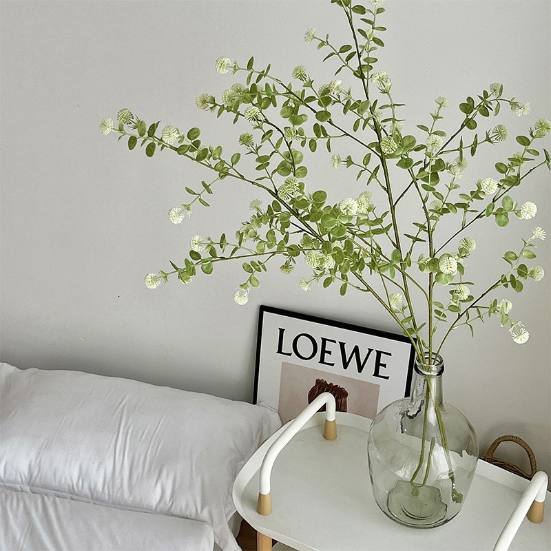 Ins Green Simulation Flower Artificial Green Branches Desktop Flower ...