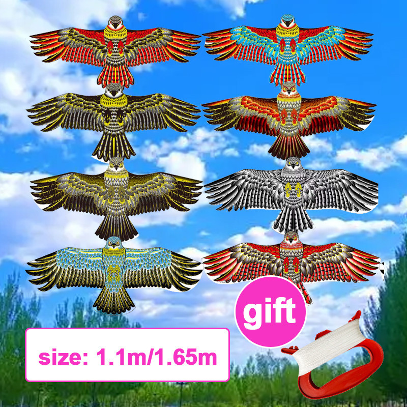 Colorful Eagle Flying Kite Long Tail Rainbow Kite Kids Children Cartoon ...