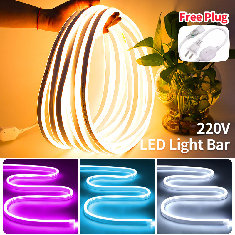 220V LED flexible light strip Neon light Waterproof light strip ...