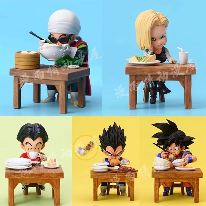 Dragon Ball A Bowl of Good Rice Dried Fan Man Son Goku Gohan Vegeta ...