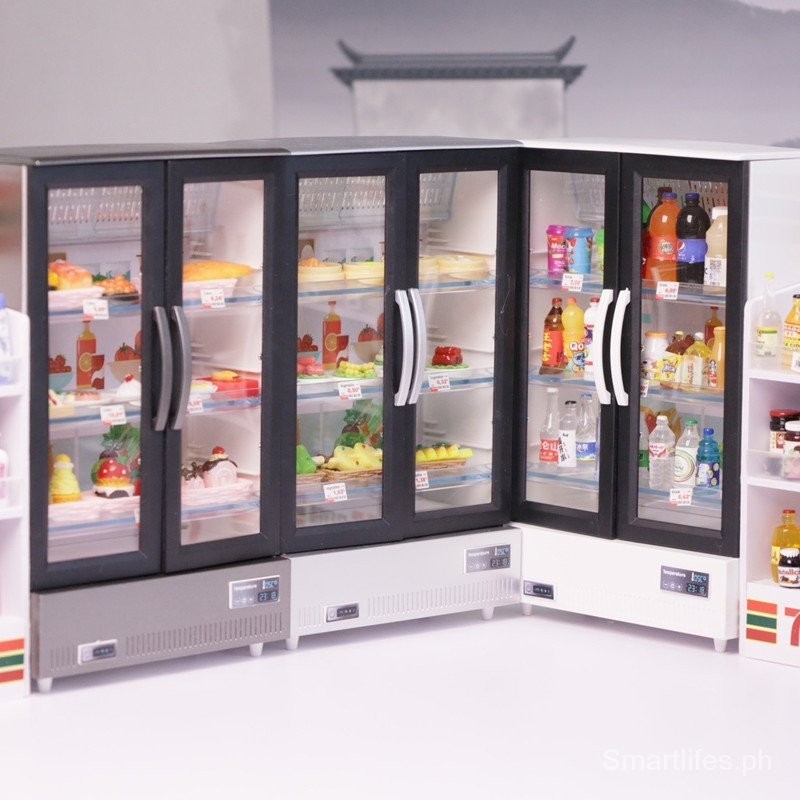 DollhouseDollhouse Two-Door Refrigerator Refrigerator Kitchen ...