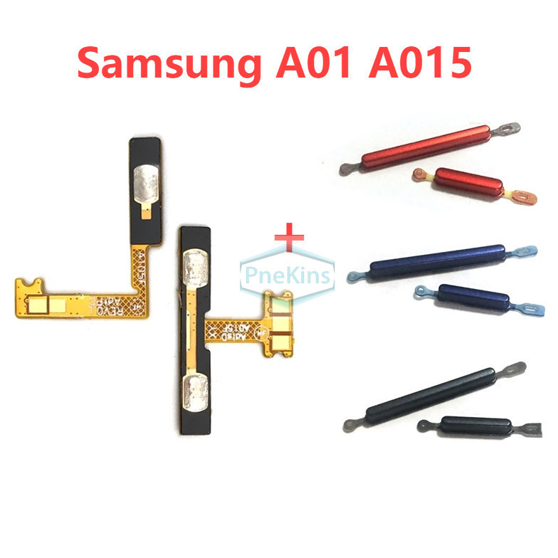 For Samsung A01 A015 ON OFF Power volume switch Side Key button flex ...