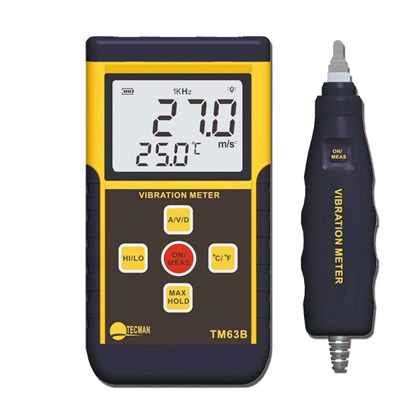 TECMAN split digital vibration meter TM63B professionally measures ...