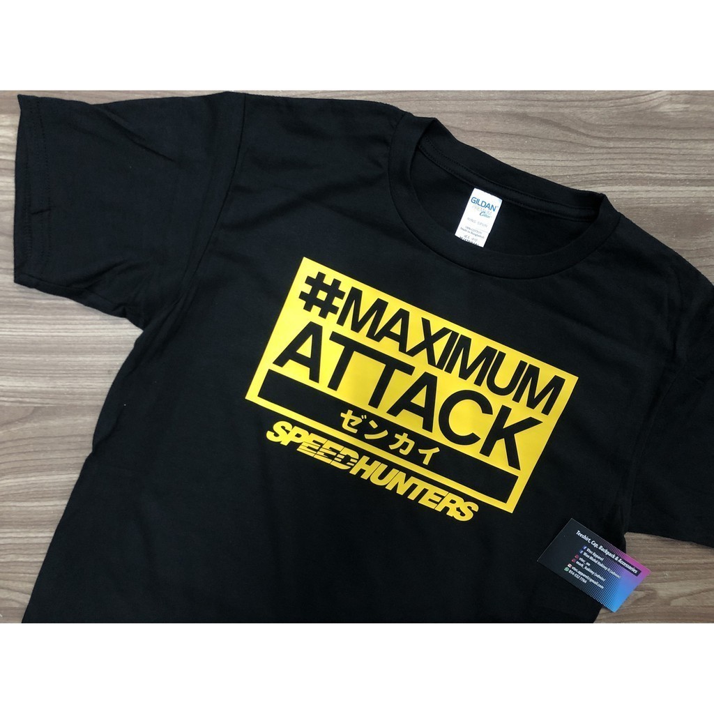 Speedhunters Maximum Attack *D2 (Black Tshirt) | Shopee Philippines