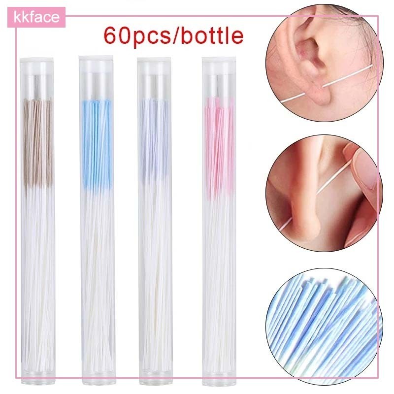 60Pcs Ears Cleaning Care Paper Line Ear Hole Aftercare Tools Nursing ...