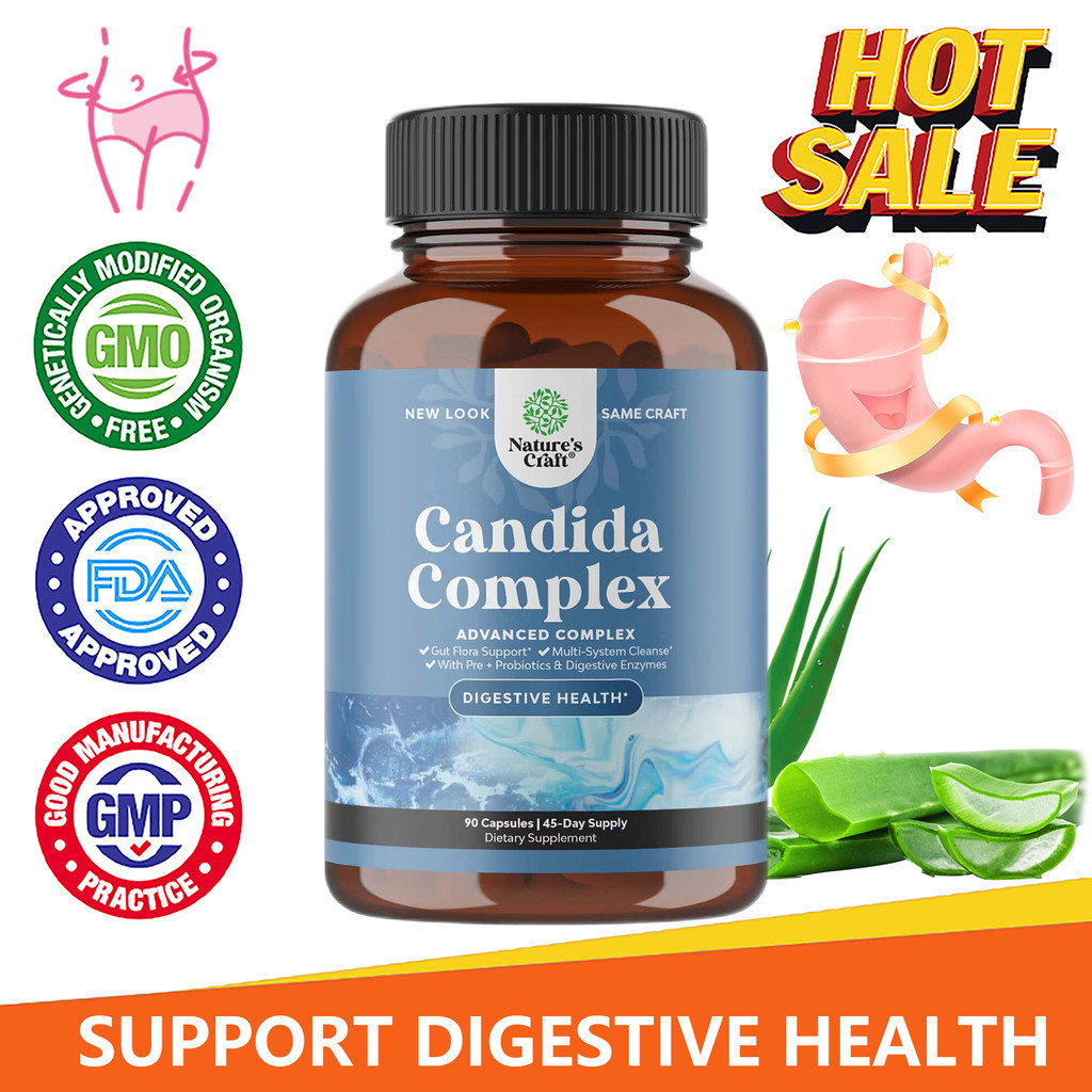 Candida Complex with Digestive Enzymes - Nature's Craft Candida Support ...